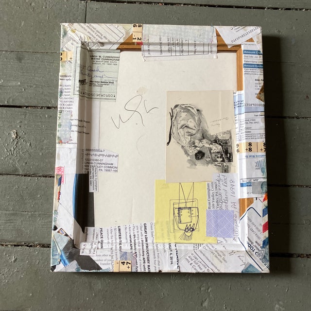 Contemporary Original Wayne Cunningham Abstract Collage | Chairish