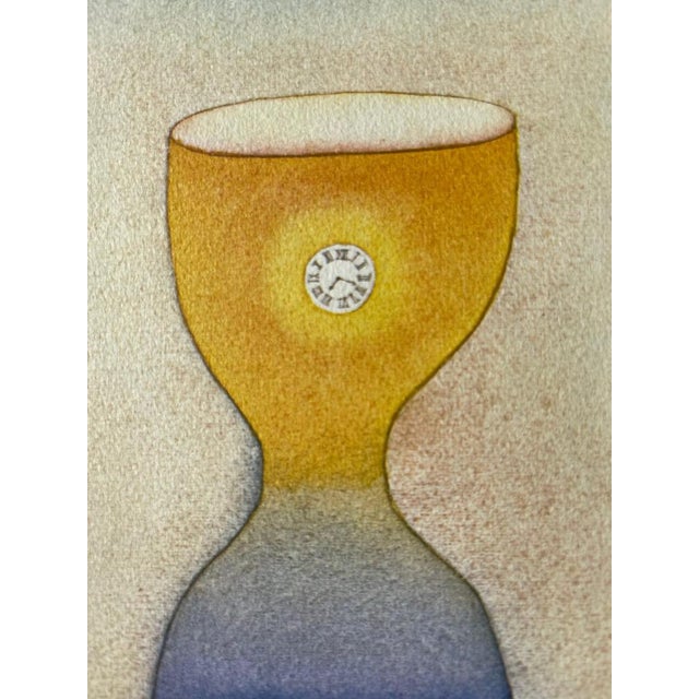Jean-Michel Folon, Le sablier, Etching | Chairish