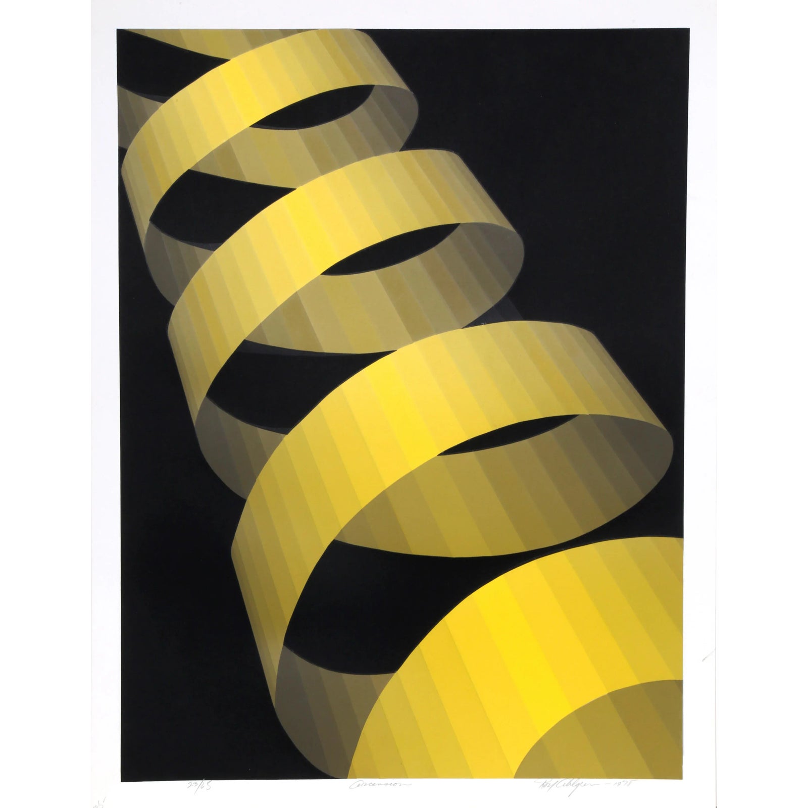 Ascension, Roy Ahlgren Screen Print | Chairish