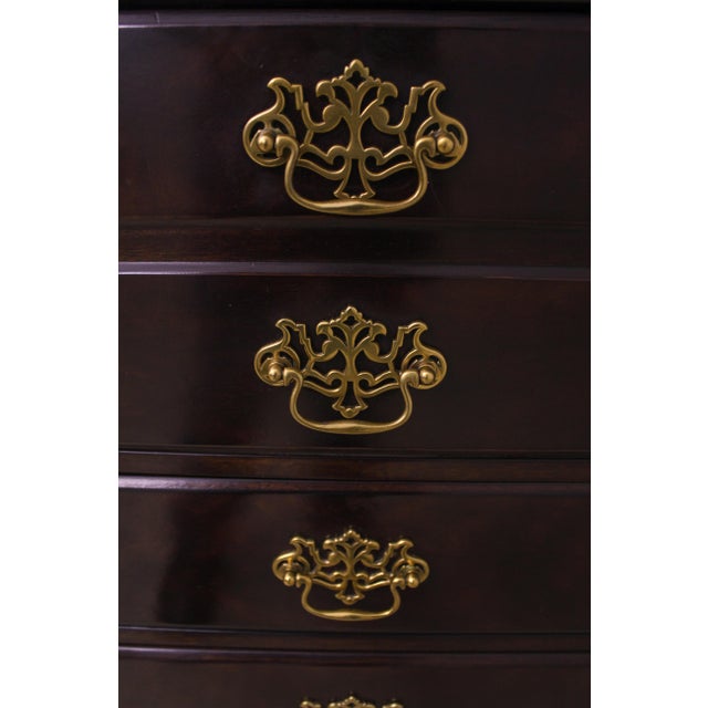 Hickory Chair Co Butler Style Secretary Desk Bookcase | Chairish