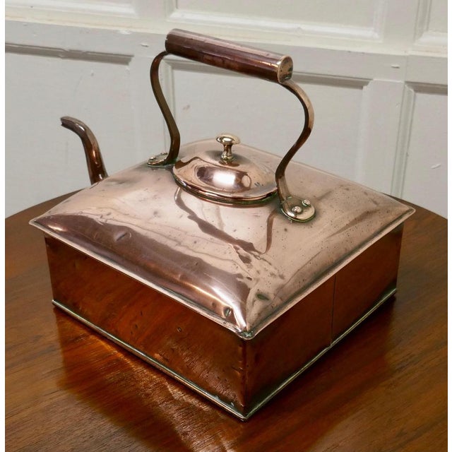 19th Century Large Square Copper Kettle, 1870s | Chairish