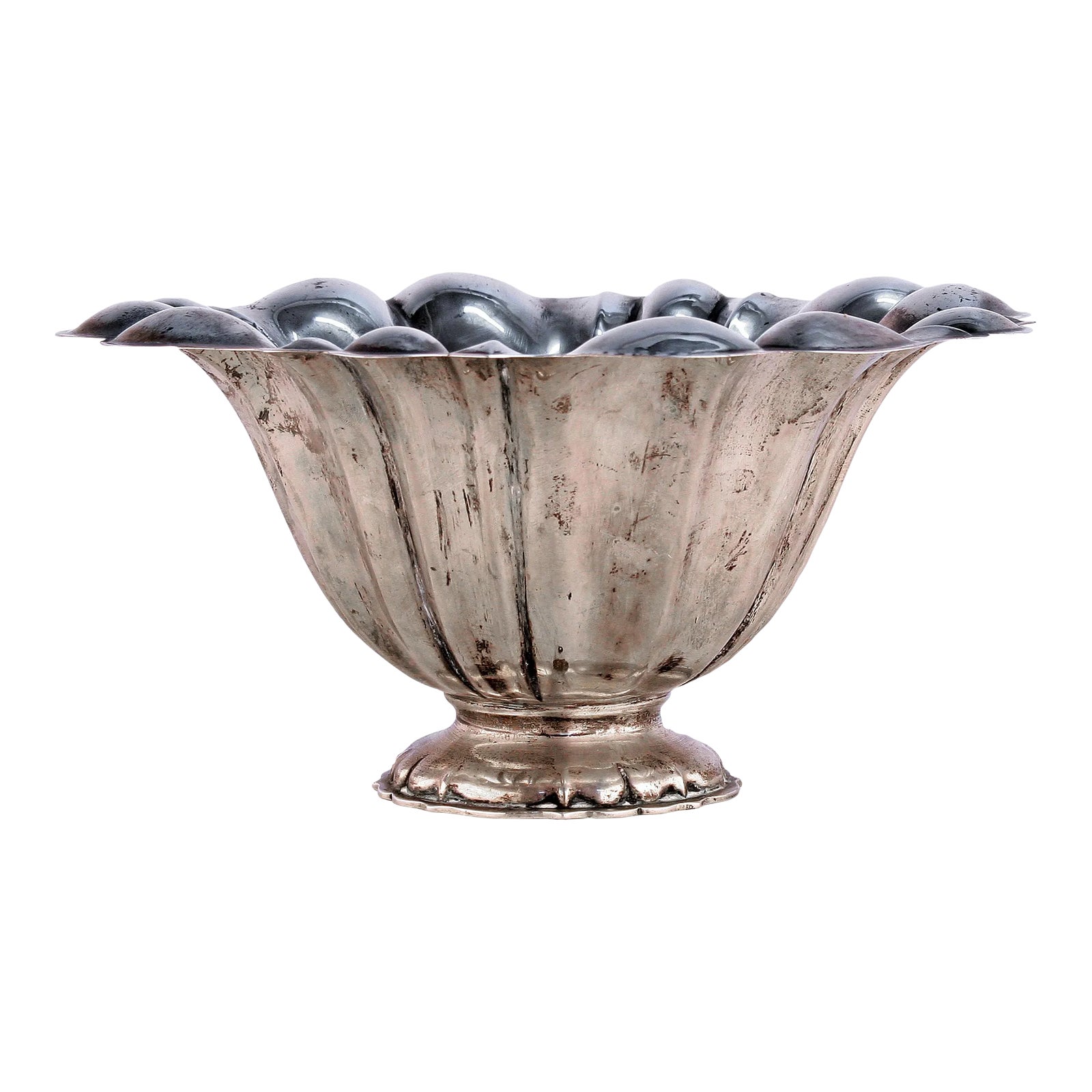 Early 20th Century Art Nouveau Austrian Polished Silver Plated ...