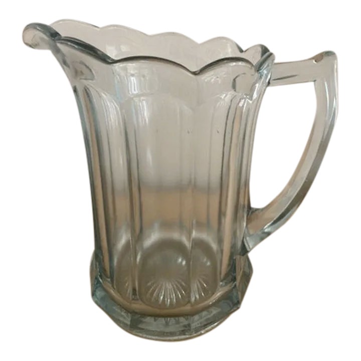 Early 1900s Hand Blown Heisey Pitcher | Chairish