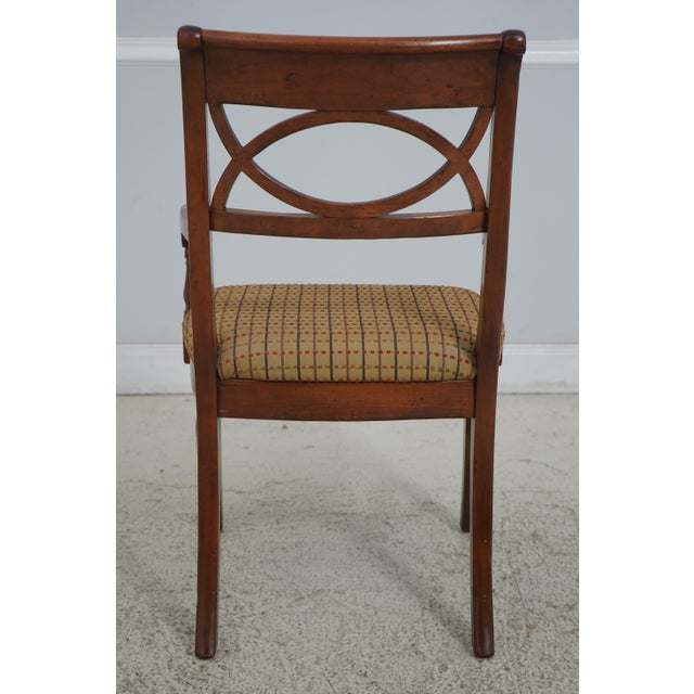 Set of 6 Stickley Regency Style Cherry Dining Room Chairs | Chairish