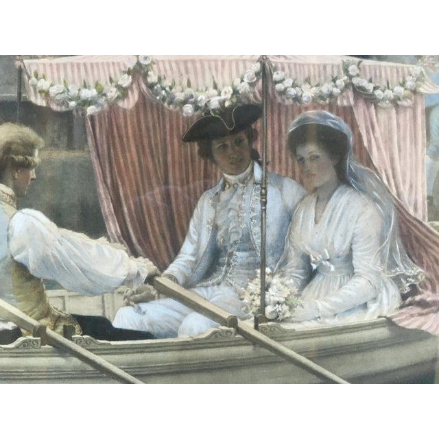 "The Wedding Party" Exquisite Victorian Framed Lithograph by Sir ...