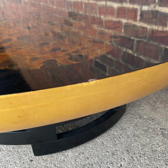 Mid 20th Century Kittinger Furniture Modern Lotus Coffee Table | Chairish