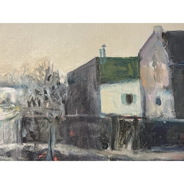 1964, Mid Century Landscape Home Oil Painting on Canvas, Signed, Framed ...