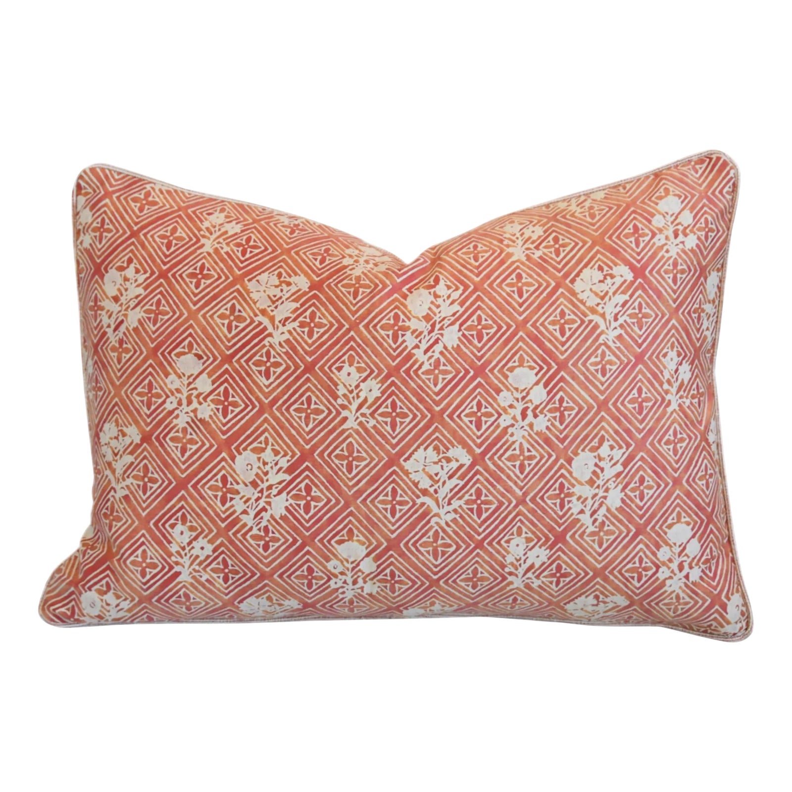 Italian Designer Mariano Fortuny Jupon Bouquet Feather/Down Pillow 25 ...