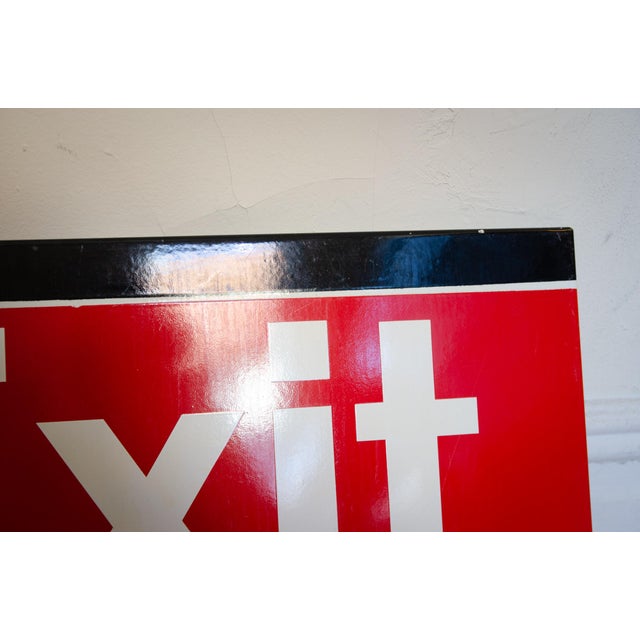 1980s New York City Subway 'Exit' Sign | Chairish