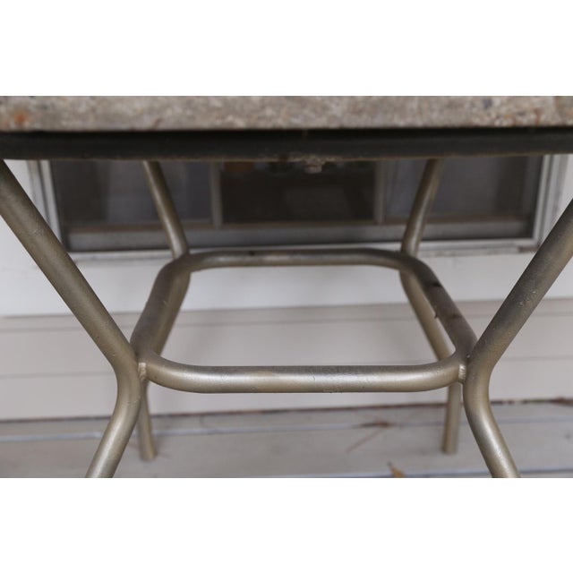Rustic Concrete/Stone Console Table | Chairish
