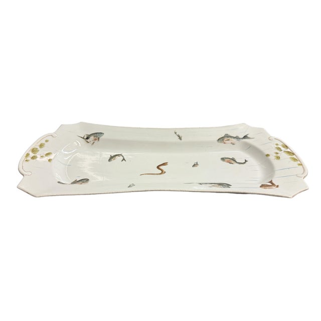 19th Century Austrian Fish Platter | Chairish