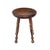 Dark Wooden Stool With Turned Legs | Chairish