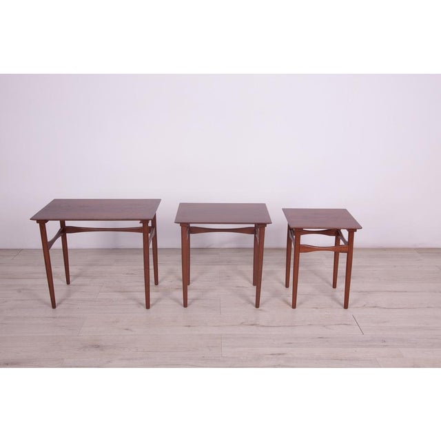 Mid-Century Danish Nesting Tables by Poul Hundevad for Fabian, 1960s ...