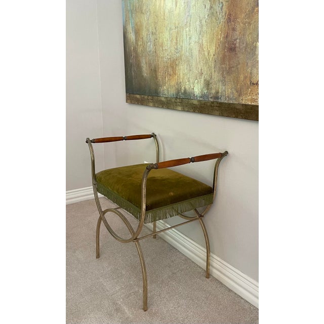 Vintage Hollywood Regency Style Bench | Chairish