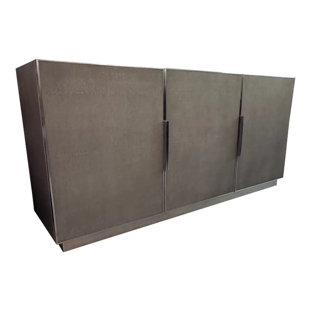 Cela Shagreen 3 Door Sideboard Chairish
