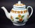 English Pottery Pearlware Teapot Decorated With Prattware Orange ...