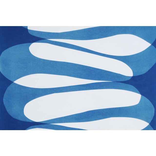 2025, Better Together, Post Minimalist Cyanotype Monotype Diptych ...