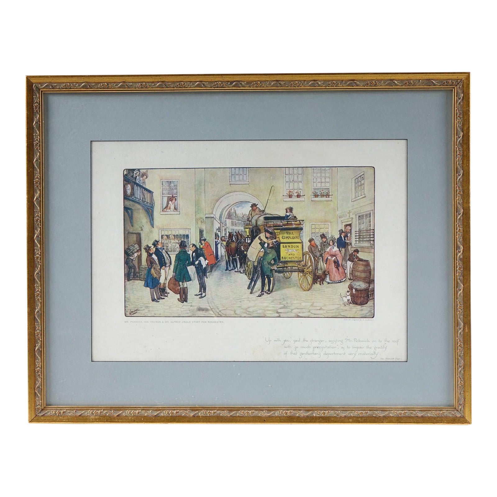 "Mr Pickwick, His Friends and Mr Alfred Jungle Start for Rochester ...