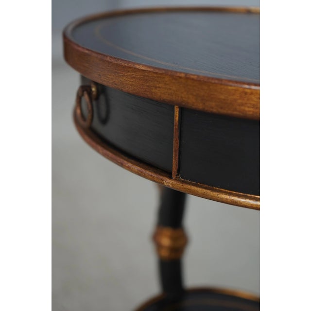 Pair William Switzer Regency Style Swan End Tables | Chairish