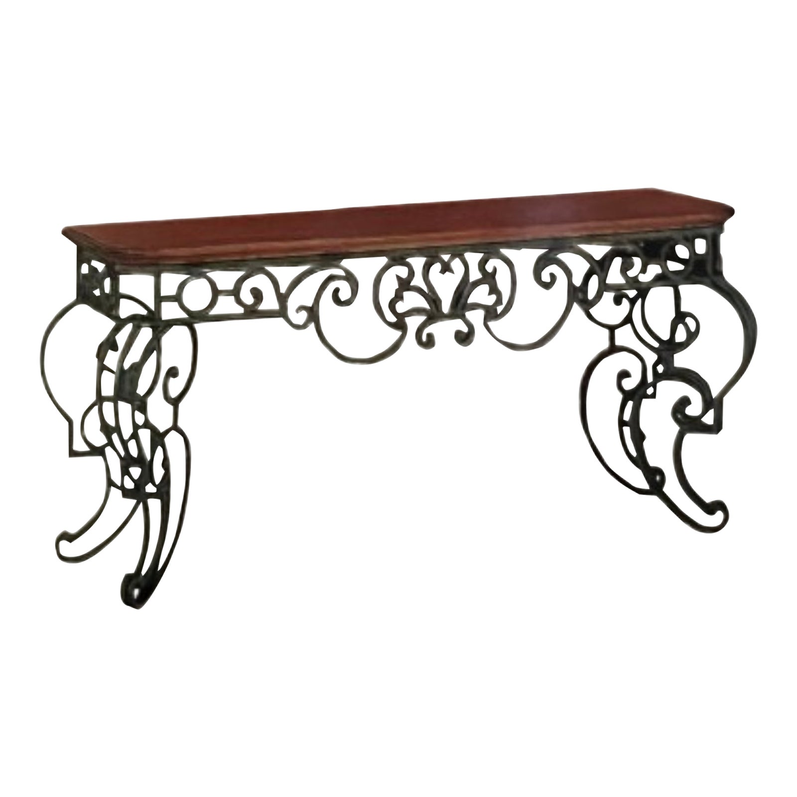 Console Table by Ethan Allen Collector's Classic- Iron | Chairish