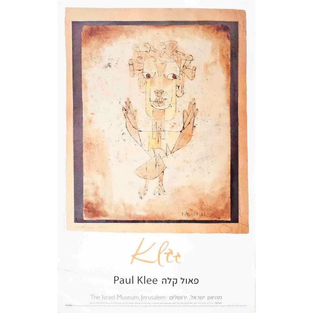 2005 Paul Klee 'Angelus Novus' Offset Lithograph Poster | Chairish