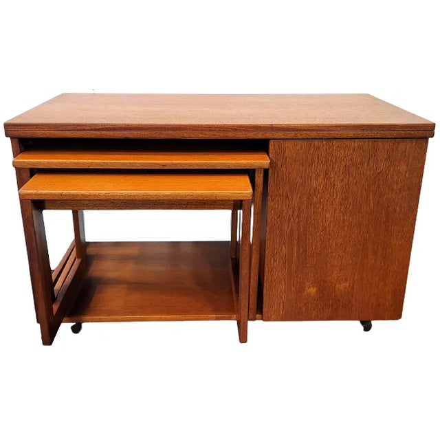 1960s McIntosh Tristor Danish Modern Teak Wood Metamorphic Coffee Table ...