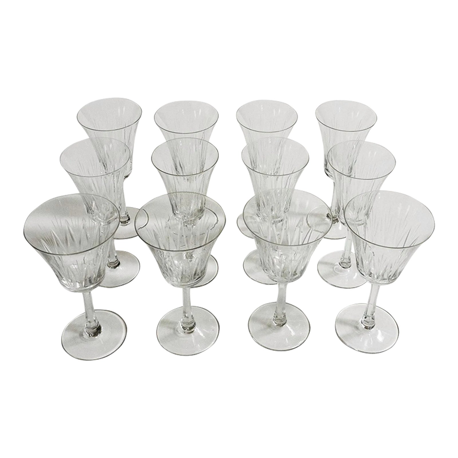Antique French Cut Crystal Glasses From St. Louis Pattern Stl55 Set of ...
