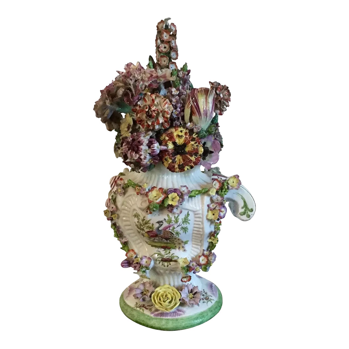 Early 19th Century English Georgian Longton Hall Porcelain Floral ...