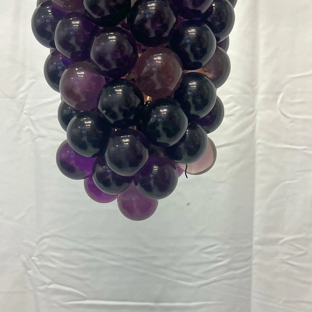 Mid-Century Grape Pendant Light Fixture Circa 1950s | Chairish