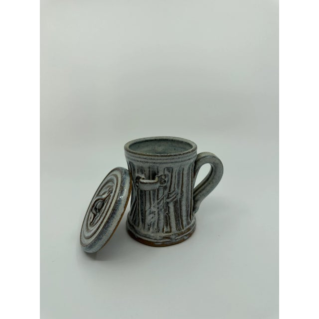 Vintage 1970's Trash Can Mug With Lid | Chairish