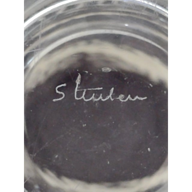 1990s Steuben Crystal Vase, Signed | Chairish