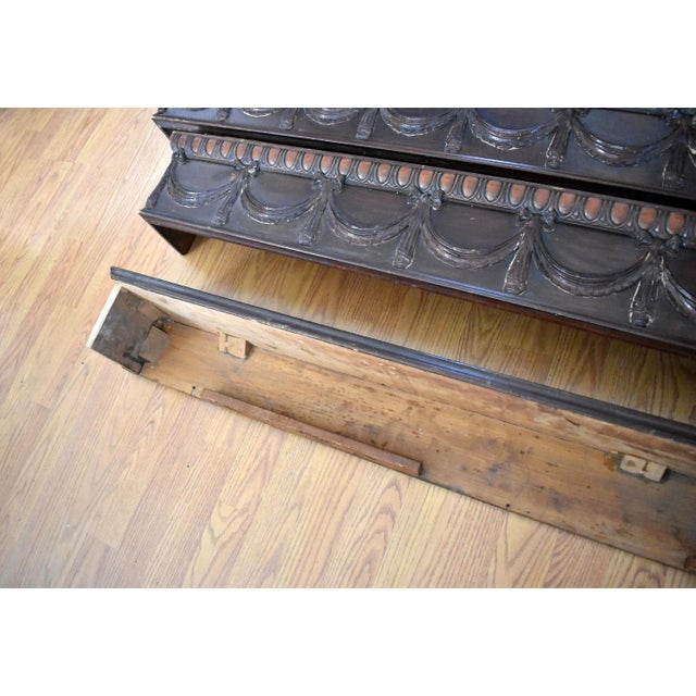 Set of 3 Antique Wood Window Cornices | Chairish