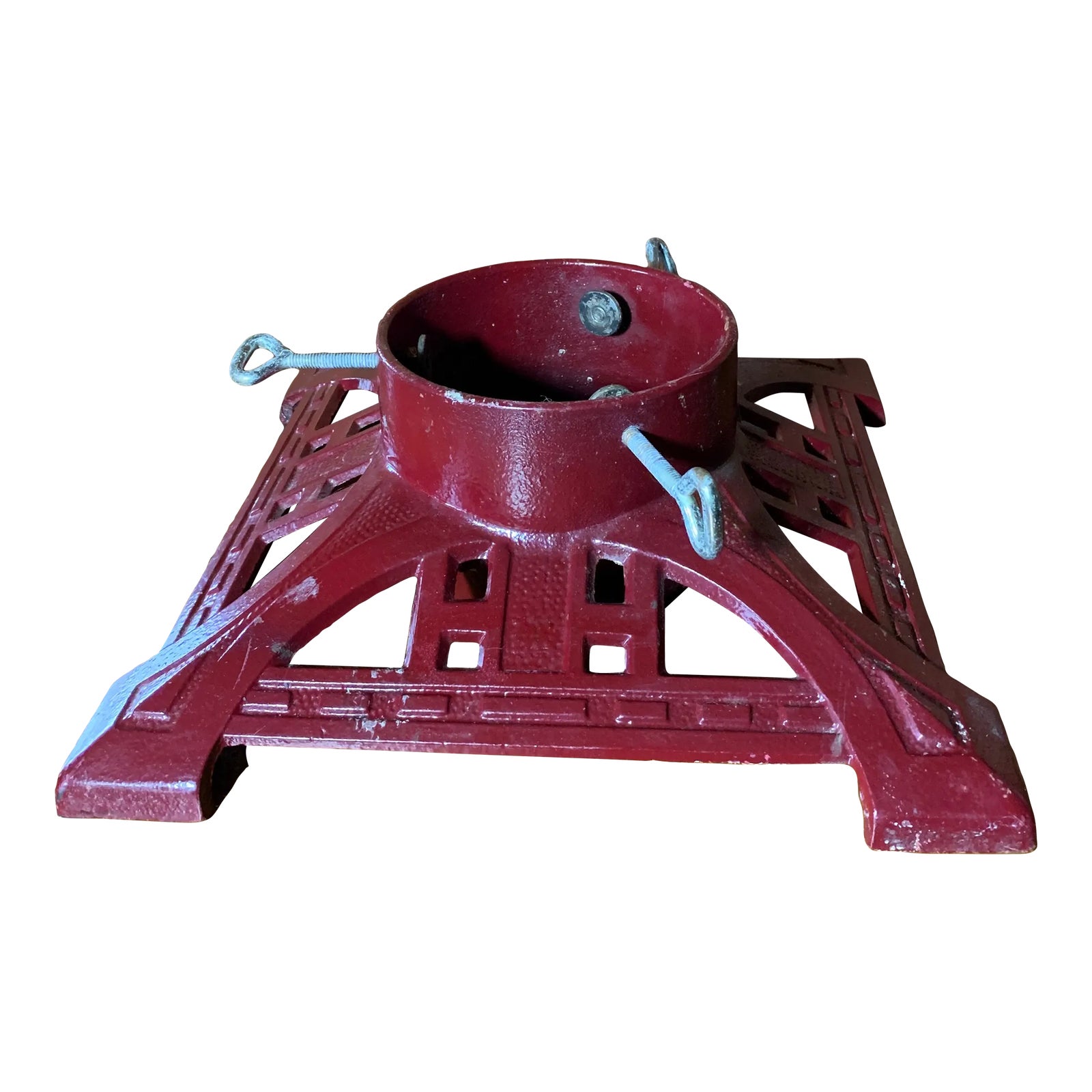 1950s Cast Iron Christmas Tree Stand | Chairish