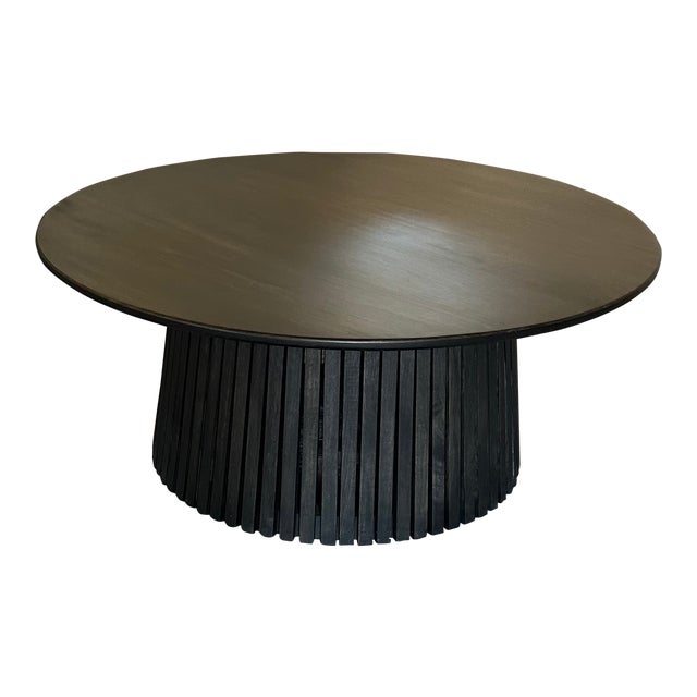 Handcrafted Solid Maple Wood Coffee Table | Chairish