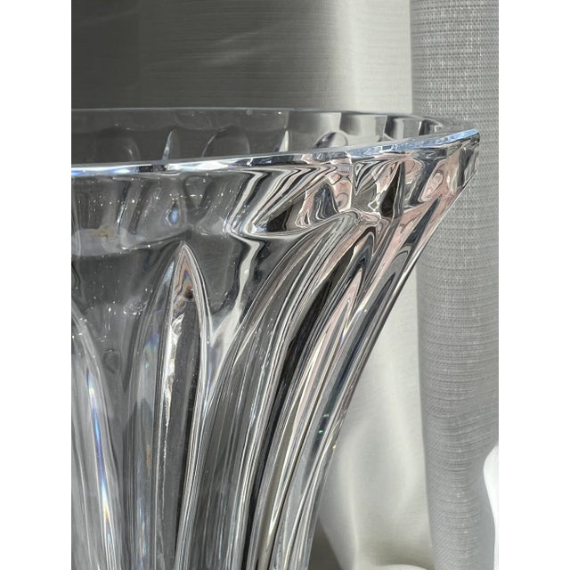 Late 20th Century Large French Regency Style Crystal Urn Vases - a Pair ...