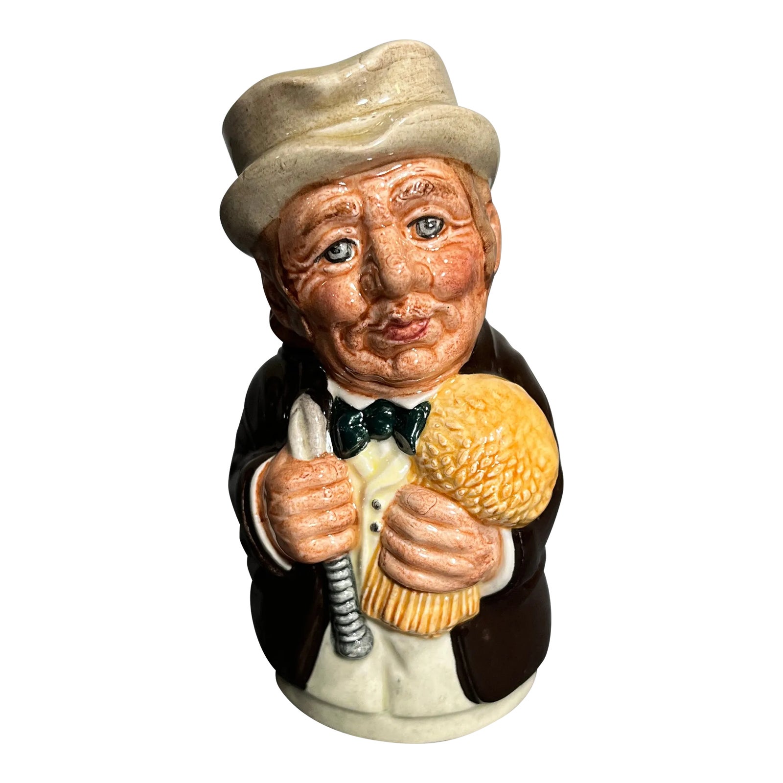1980s Royal Doulton Doultonville Mr. Furrow the Farmer Creamer | Chairish