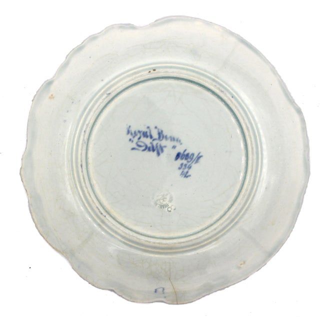 Late 19th Century Royal Bonn "Delft" Plates, Germany | Chairish