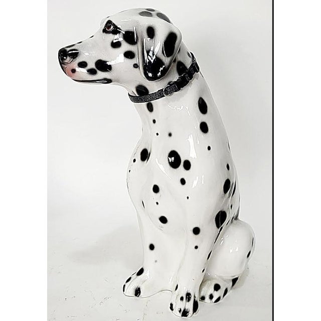 Bell Europa Italian Glazed Ceramic Pottery Dalmation Dog Sculpture ...