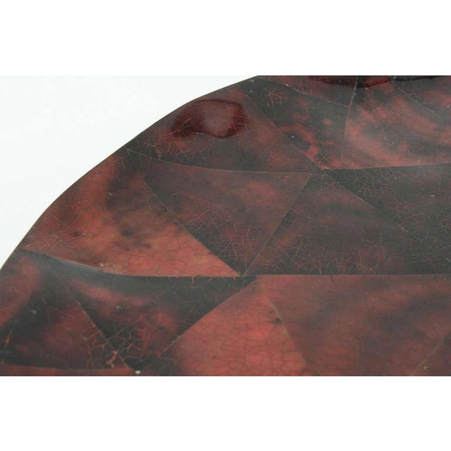 Vintage Large Maitland Smith Tessellated Coconut Shell Tray or Serving ...