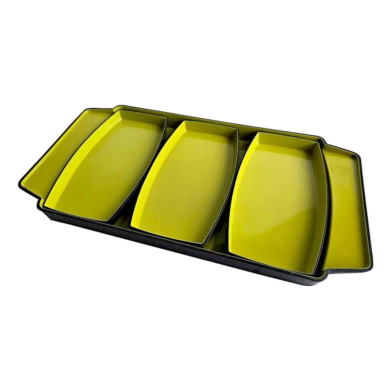1970's Italian Lacquered Melamine Robex Caleppio Snack Serving Tray ...