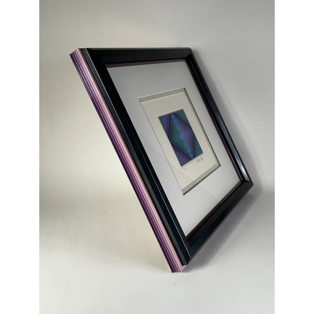 Late 20th Century Silkscreen Opp Art Lithograph Signed and Numbered by ...