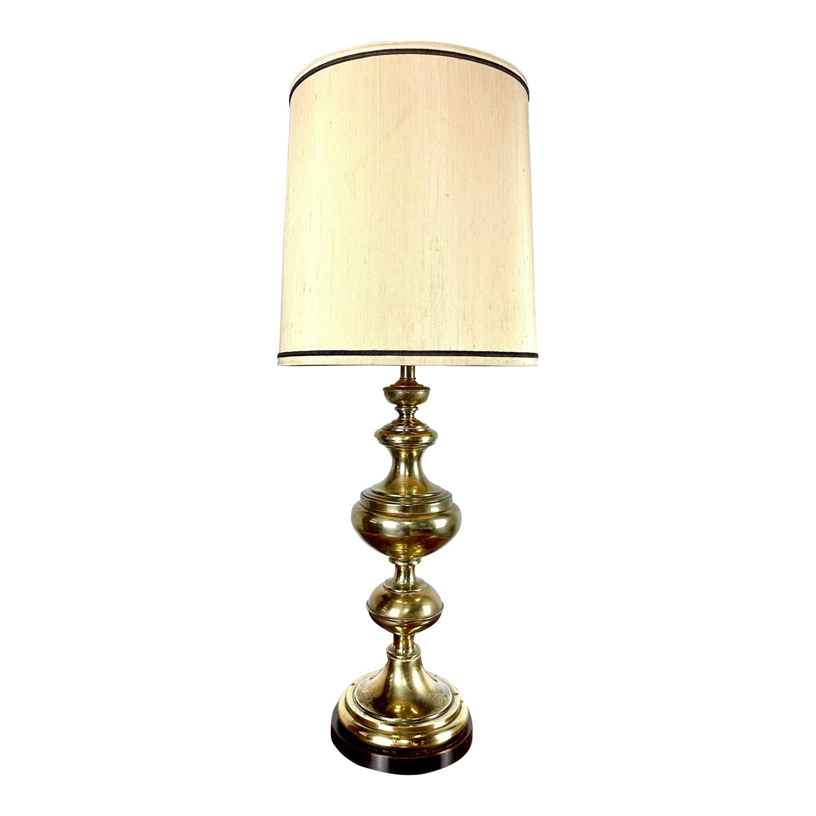 Mid 20th Century Frederick Cooper Brass Table Lamp | Chairish