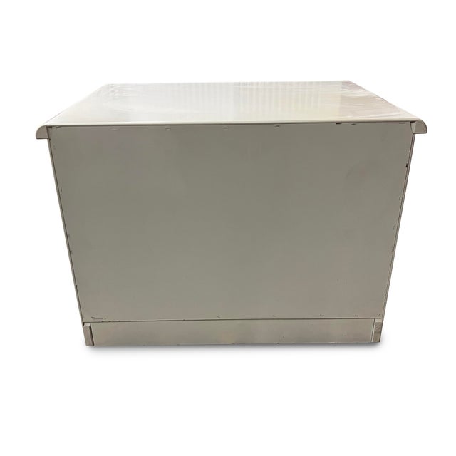 Robert Rougier Pearl and Silver Nightstands -A Pair | Chairish