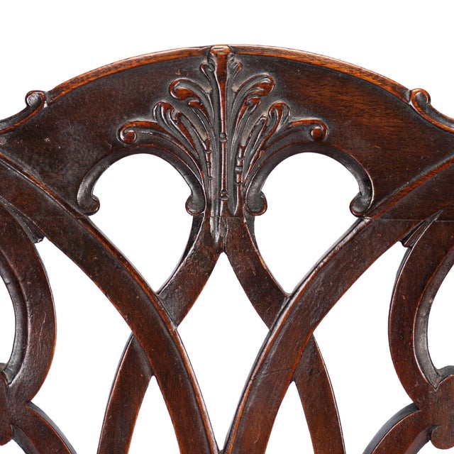 Philadelphia Chippendale Mahogany Slip Seat Side Chair by Thomas Tuft ...