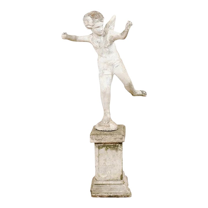 Classical French Garden Sculpture, 5.5 FT | Chairish