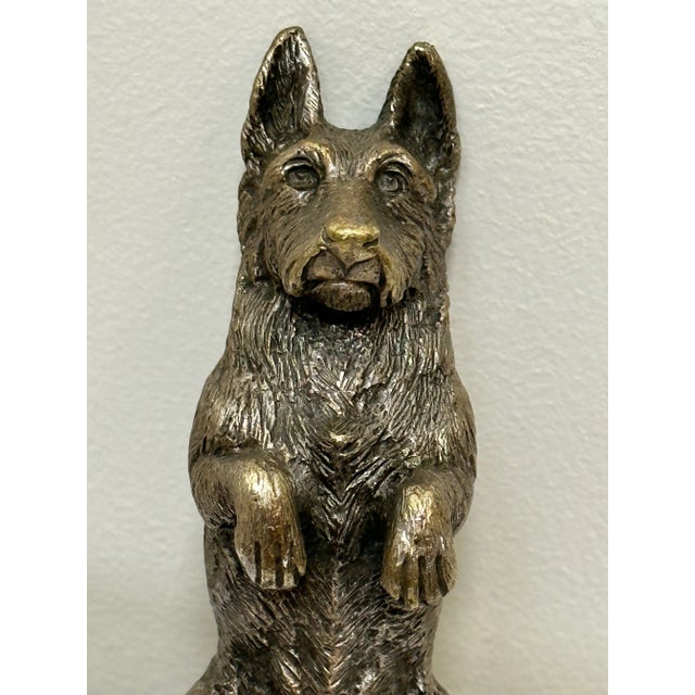 Small Early 20th Century Asprey Bronze Begging Scottie Dog Caesar Model ...