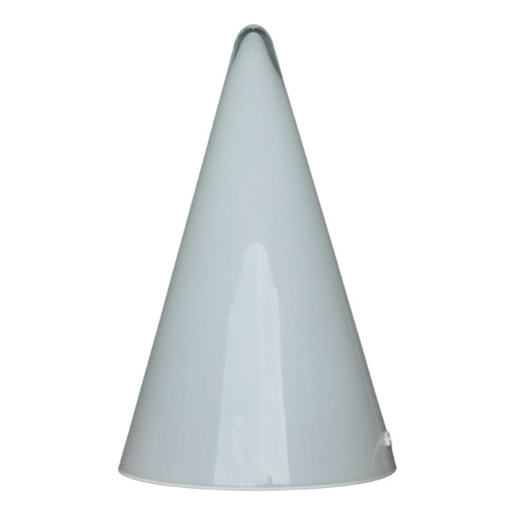 Glass Teepee Table Lamp attributed to SCE, 1980s | Chairish