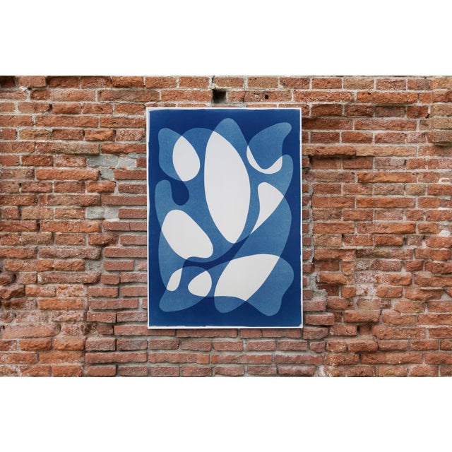 2020 Contemporary Abstract Cyanotype by Kind of Cyan | Chairish