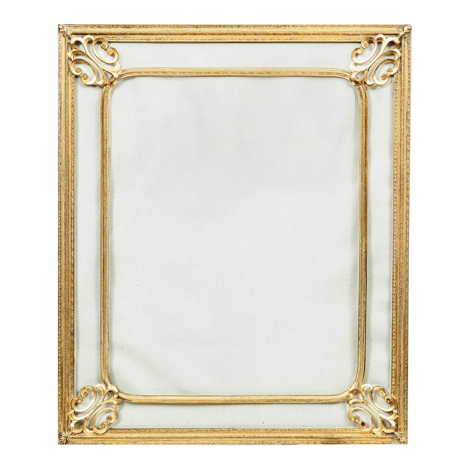 French Gilt Bronze Picture Frame | Chairish