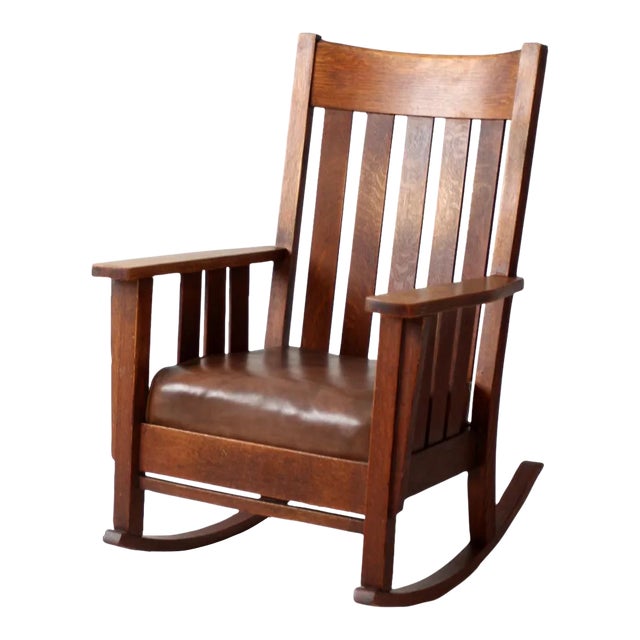 Antique Mission Rocking Chair | Chairish